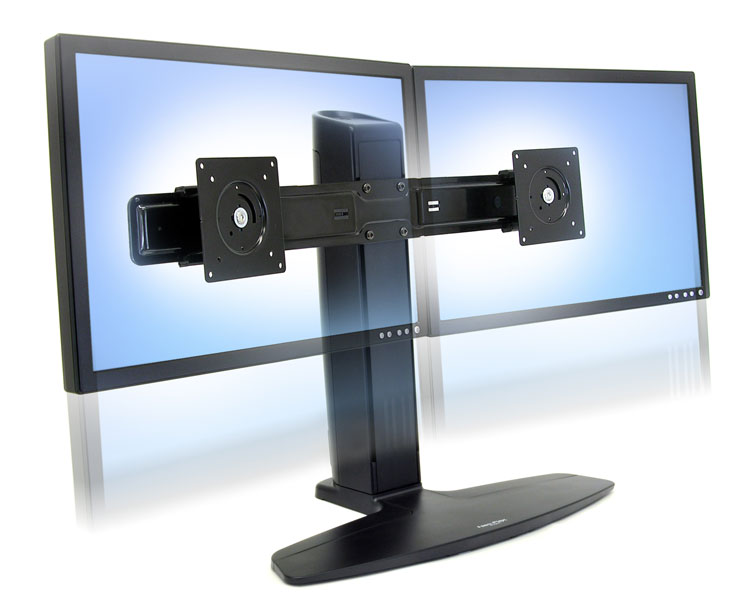 Ergotron Neo-Flex Dual Monitor Lift Monitorstandfuß 33-396-085